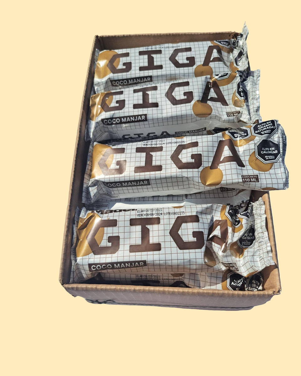 Caja Mix Giga / 4 Sabores / 110 ml. / 20 unidades – angelinihelados