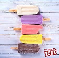 Helados York (65 paletas - 5 sabores) Vainilla, frutilla, chocolate, l ...